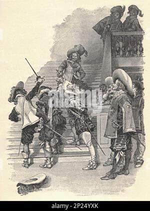 The Three Musketeers, Illustration Stock Photo - Alamy