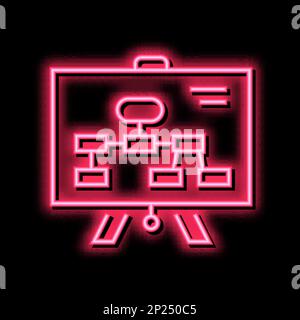 Strategic Plan neon glow icon illustration Stock Vector Image & Art - Alamy