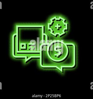 Procurement Process neon glow icon illustration Stock Vector Image ...