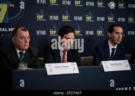 (L to R) Patrick Nelson (CEO SFA), Noel Mooney (CEO FAW), Mark ...