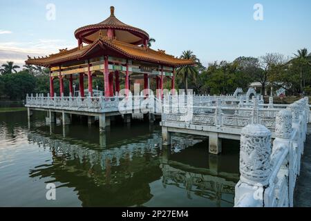 Tainan, Taiwan - February 4, 2023: Tainan Park is one of the oldest ...
