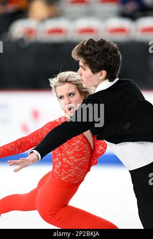 Elizabeth TKACHENKO & Alexei KILIAKOV (ISR), during Junior Ice Dance ...