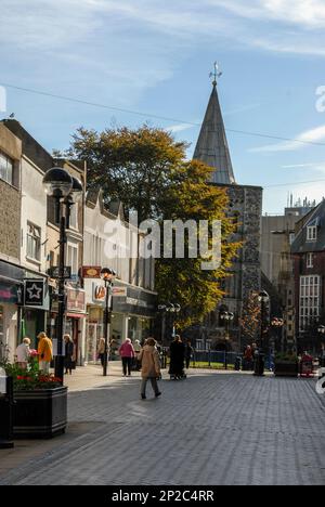 Dover main shopping street Stock Photo - Alamy