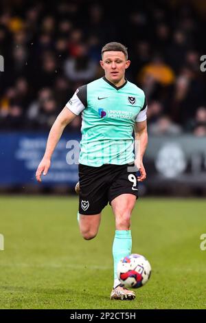 Portsmouth forward Colby Bishop (9) during the Portsmouth v Arsenal ...