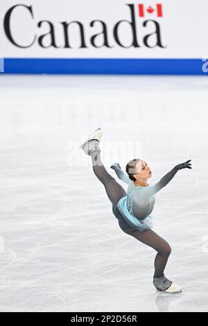 Livia KAISER (SUI), during Junior Women Free Skating, at the ISU World ...