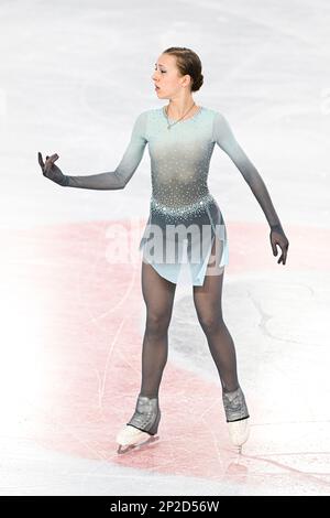 Livia KAISER (SUI), during Junior Women Free Skating, at the ISU World ...