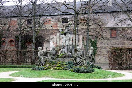 The Abduction of Proserpina, sculptural group in the Court Gardens of ...