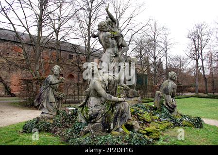 The Abduction of Proserpina, sculptural group in the Court Gardens of ...