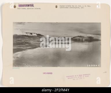 Aleutian Island - Cape Sundak, Aerial Photograph Stock Photo - Alamy
