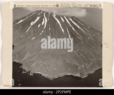 Aleutian Island - Herbert Island through Kagalaska Strait Stock Photo ...