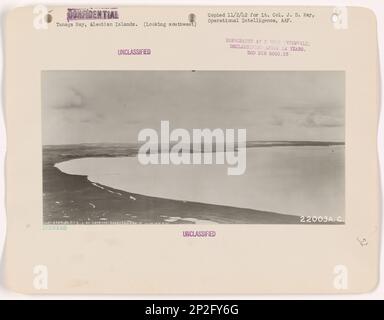 Aleutian Island - Tanaga Bay, Aerial Photograph Stock Photo - Alamy