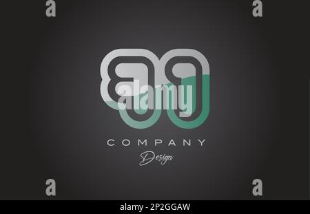Number 71 logo design template. Editable, resizable, vector ...