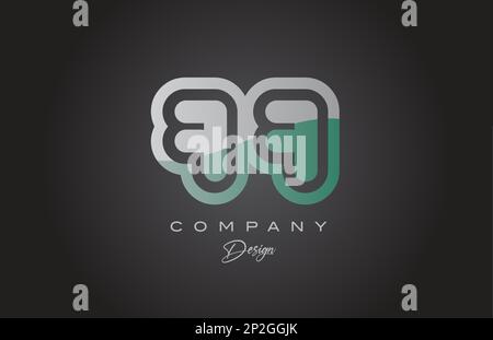 Number 77 logo design template. Editable, resizable, vector ...