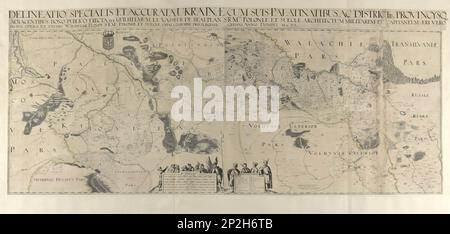 Map of Ukraine 1600 Stock Photo - Alamy