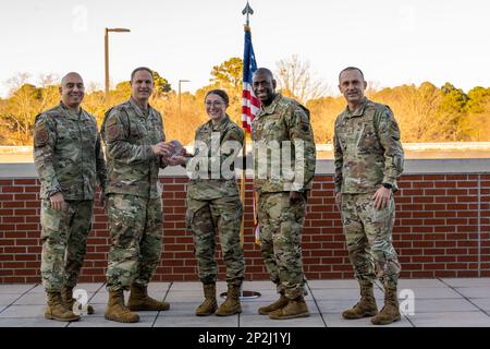 Col. Dolphis Hall, 4th Medical Group commander (left), and Chief Master ...