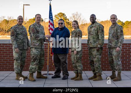 Col. Dolphis Hall, 4th Medical Group commander (left), and Chief Master ...