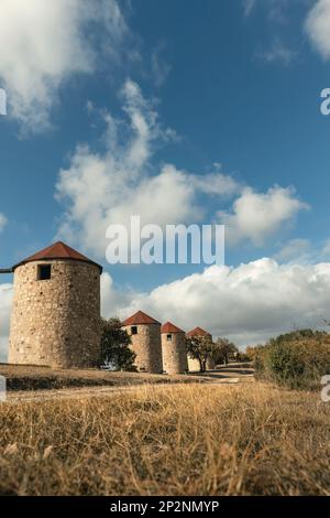 Ancient Greek windmills Melia Evros Greece Medieval Milling Technology ...