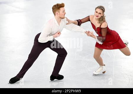 Peter Beaumont and Nadiia Bashynska of Canada (Gold) pose with their ...