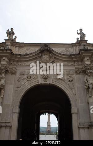 The Third Gate, Alba Carolina Citadel, in Alba Iulia, Romania Stock ...