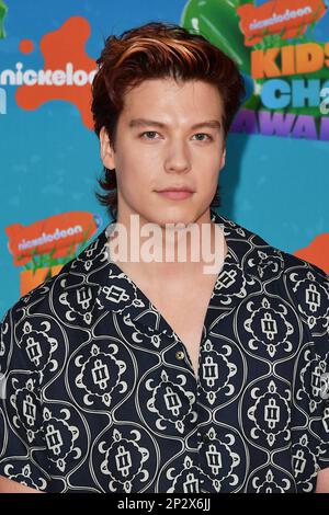 LOS ANGELES - MAR 4: Justin Derickson at the Kids Choice Awards 2023 at ...