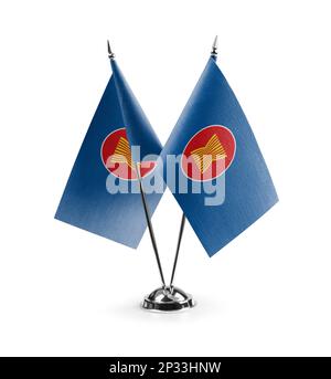 Small national flags of the ASEAN on a white background Stock Photo - Alamy