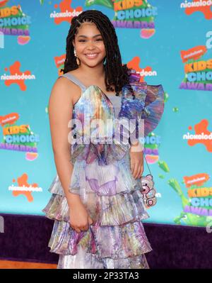 Jaidyn Triplett attends Nickelodeon Kids' Choice Awards 2024 at Barker ...