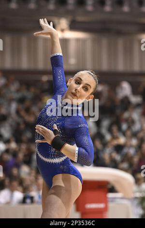 Ravenna, Italy. 04th Mar, 2023. Alice D'Amato (Fiamme Oro) floor during ...