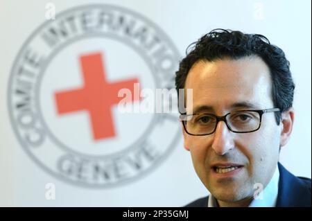 Head of ICRC Operations for the Middle East Robert Mardini speaks ...