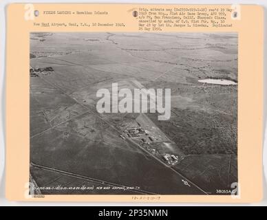 Landing Fields - Hawaii - Maui Island, Aerial Photograph Stock Photo ...