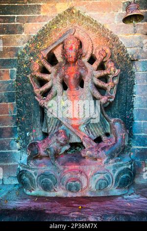 Nepal, Kathmandu Valley, Kirtipur, Uma-Mahesvara, hindu temple Stock ...