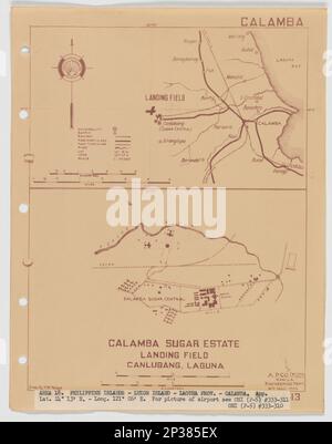 Landing Fields - Philippines - Calamba, Aerial Photograph Stock Photo ...