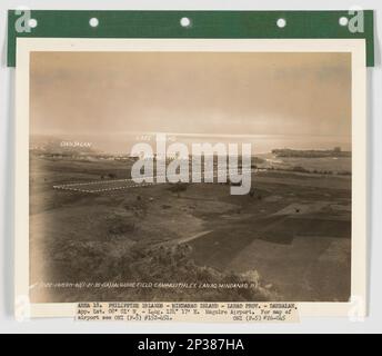 Landing Fields - Philippines - Dansalan, Aerial Photograph Stock Photo ...