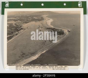 Landing Fields - Philippines - Iba, Aerial Photograph Stock Photo - Alamy