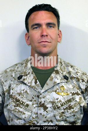 This undated photo provided by U.S. Marines Corps shows Maj. Tobin J ...