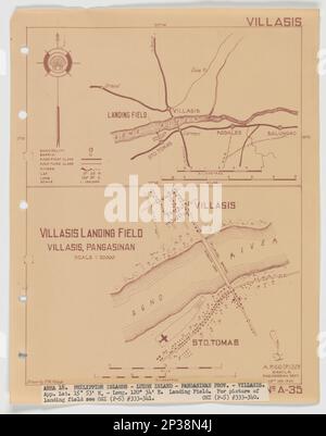 Landing Fields - Philippines - Villasis, Aerial Photograph Stock Photo ...