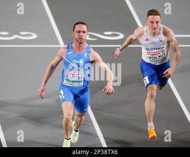 Samuele CECCARELLI of Italy 60m Men Heat during the European Athletics ...