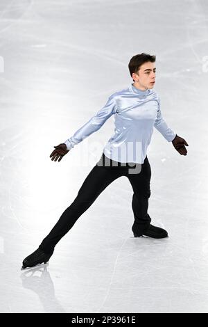 Arlet LEVANDI (EST), during Junior Men Free Skating, at the ISU World ...