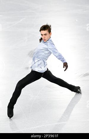 Arlet LEVANDI (EST), during Junior Men Free Skating, at the ISU World ...