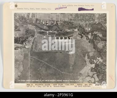 Landing Fields - Philippines - Nichols Field, Aerial Photograph Stock ...