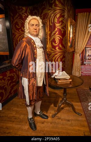 Johann Sebastian Bach in Madame Tussauds Berlin wax museum in Berlin ...