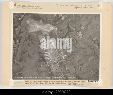 Landing Fields - Philippines - Zablan Field, Aerial Photograph Stock ...