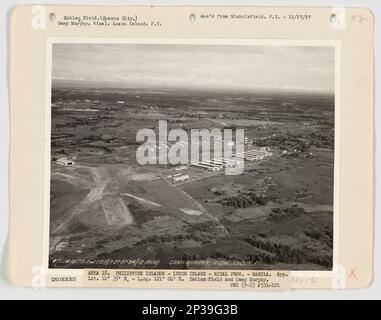 Landing Fields - Philippines - Zablan Field, Aerial Photograph Stock ...