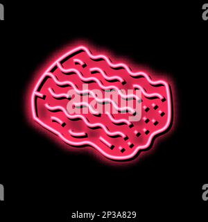 smoked meat neon glow icon illustration Stock Vector Image & Art - Alamy