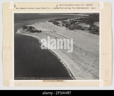 Landing Fields - Philippines - Iba, Aerial Photograph Stock Photo - Alamy