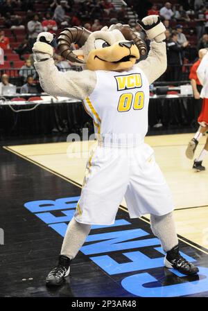 19 March 2015: A VCU Rams fan during an NCAA Division 1 second round ...