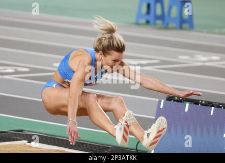 Dariya Derkach of Italy, Triple Jump Women during the European ...