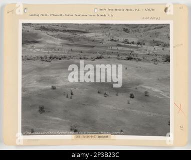 Landing Fields - Philippines - Paracale, Aerial Photograph Stock Photo ...