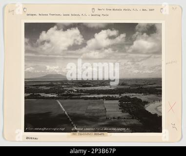 Landing Fields - Philippines - Quingua, Aerial Photograph Stock Photo ...