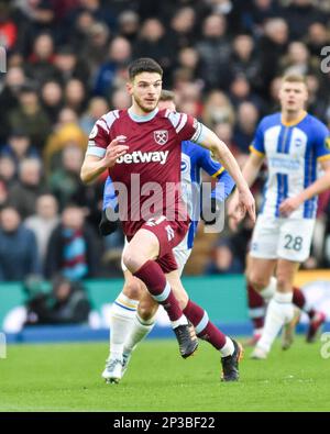 EDITORIAL USE ONLY Footballer Declan Rice makes a surprise appearance ...