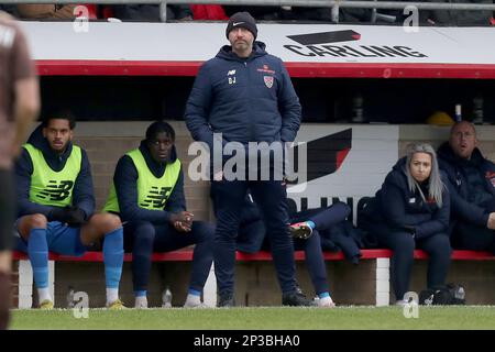Dagenham and Redbridge interim manager David Jupp during Dagenham ...